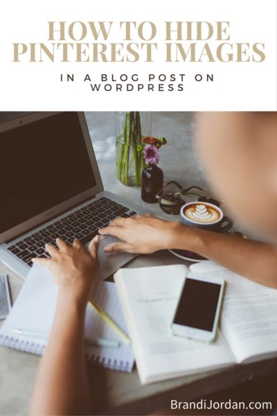 How to Hide a Pinterest Image in a Blog Post